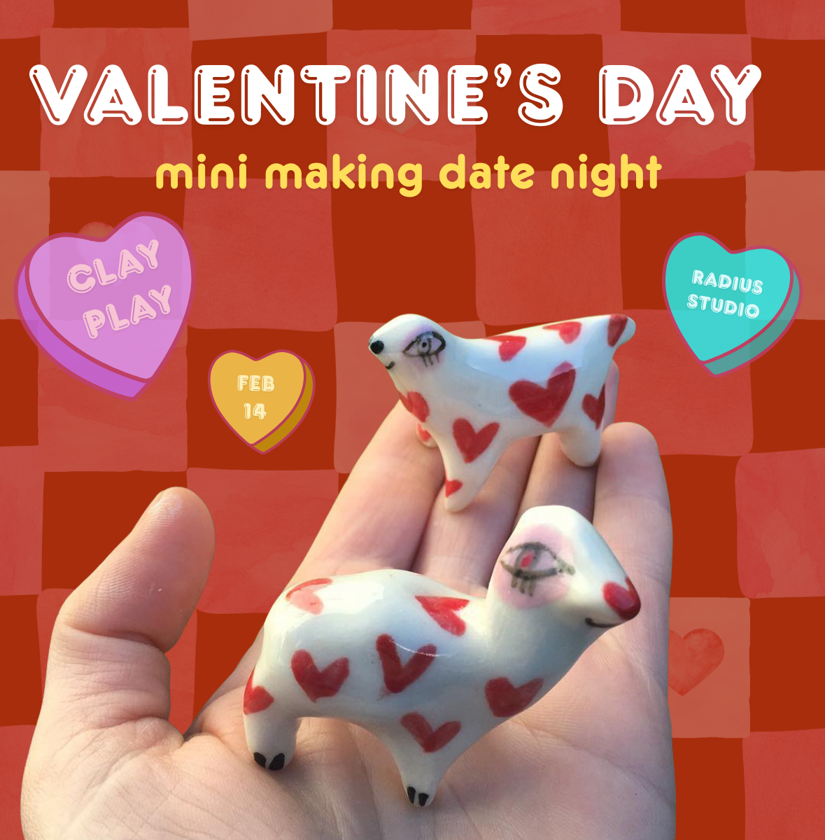 Valentine’s Day Clay Play: Miniatures with Bang Bang Crafts, February ...